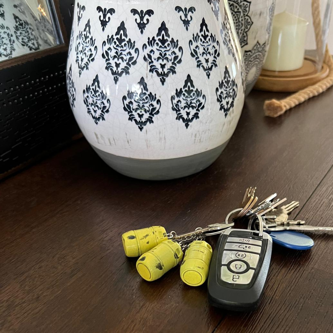 JAWS Inspired Yellow Barrel Keychain – The Daily Jaws Store