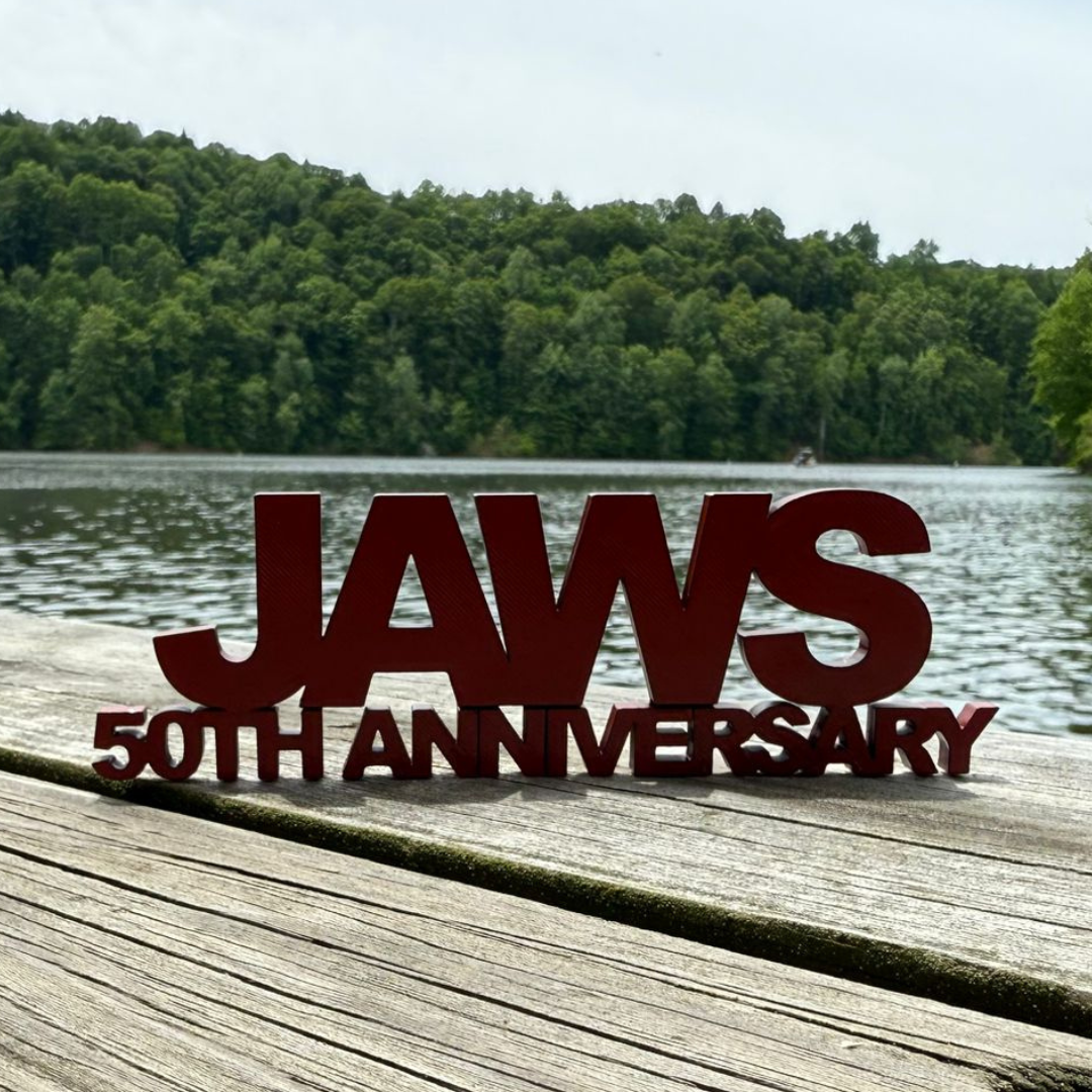 JAWS 50th Anniversary Lettering – The Daily Jaws Store