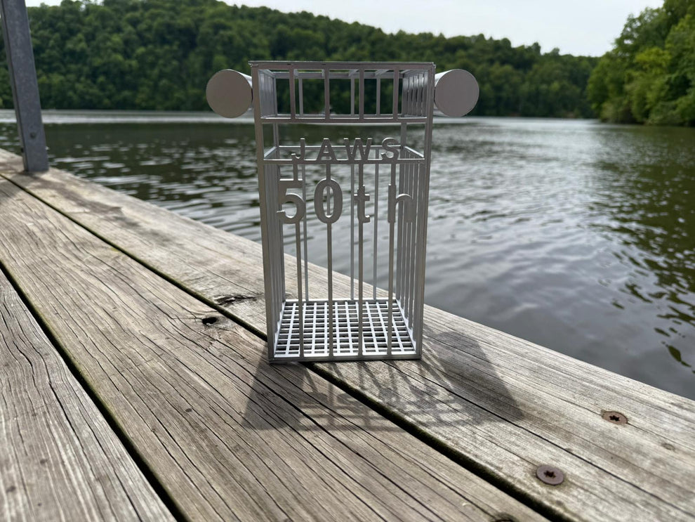JAWS 50th Anniversary Anti-shark Cage – The Daily Jaws Store